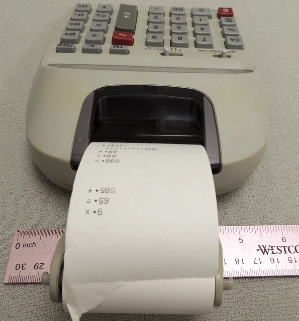 CASIO - DESK Top Calculator Printer - LCD 10-Digit Display - HR-150LA ...