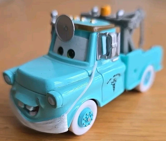 VERY RARE DISNEY Pixar Cars Dr. Mater Deluxe Diecast 1:55 Mask Down ...