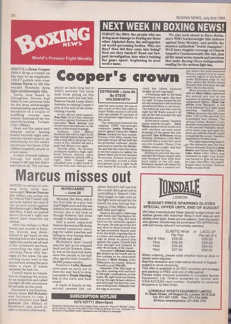 VINNY PAZIENTA V LLOYD HONEYGHAN, NIGEL BENN v LOU GENT - Boxing News ...
