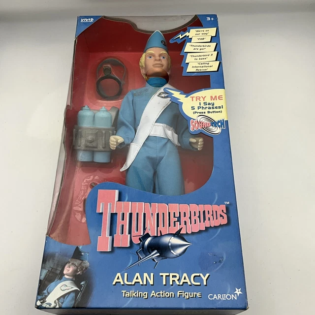 THUNDERBIRDS ALAN TRACY Talking Action Figure Boxed Unopened Carlton ...