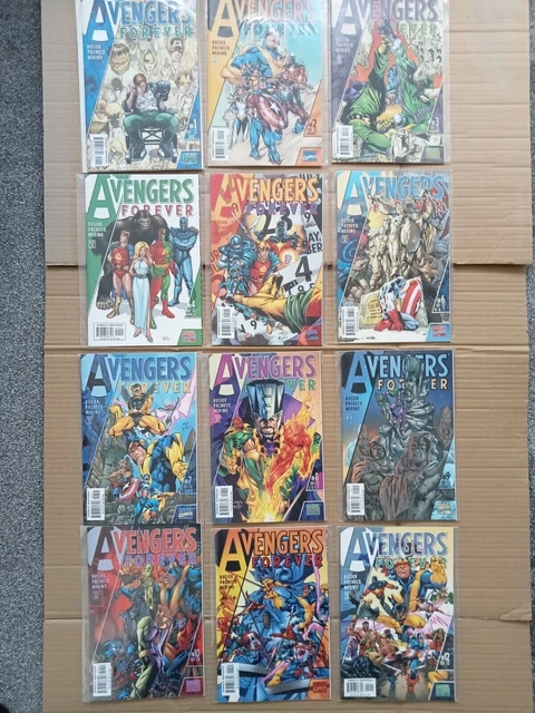 AVENGERS FOREVER MINI series comics collection. Complete set 12 issues ...