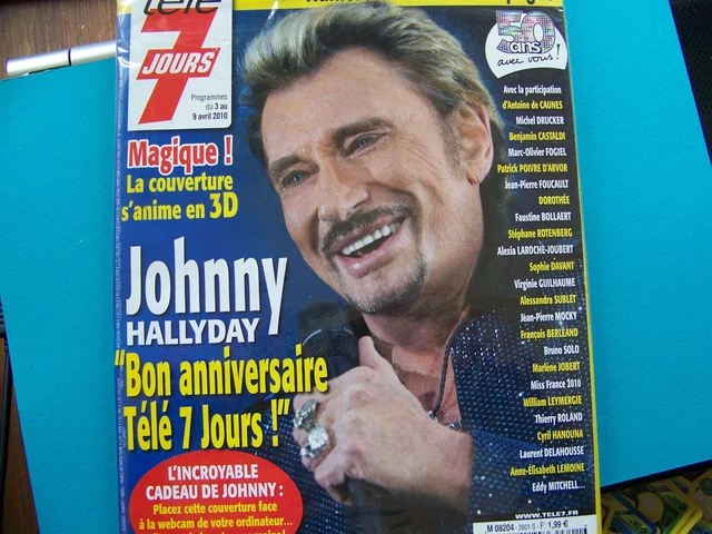 MAGAZINE ANNIVERSAIRE TÉLÉ 7 jours (johnny) EUR 2,00 - PicClick FR