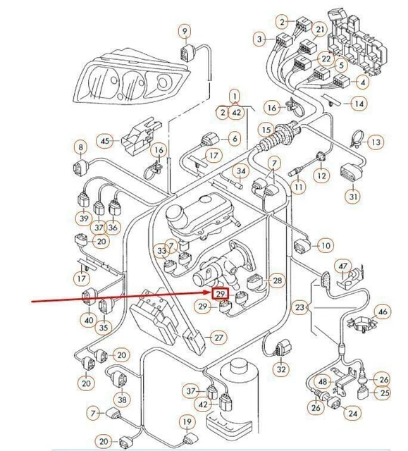 CONNECTEUR DE CAPTEUR De Stationnement Audi VW Seat Skoda 1J0972483A ...