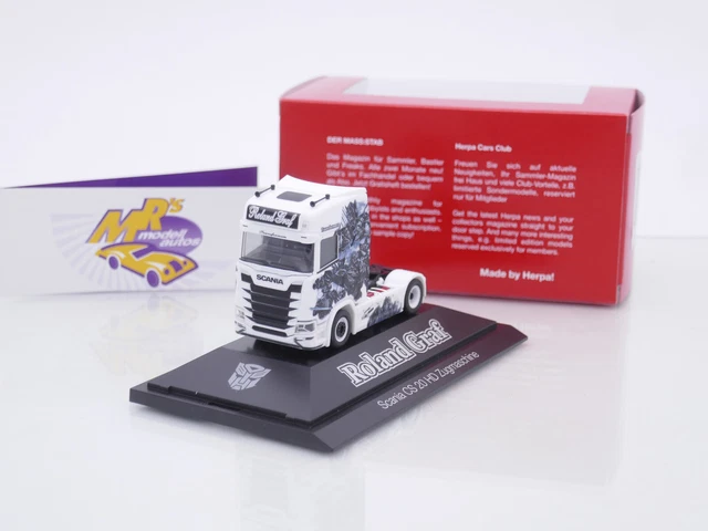 HERPA 111089 # Scania CS 20 HD Zugmaschine " Roland Graf / Transformers ...