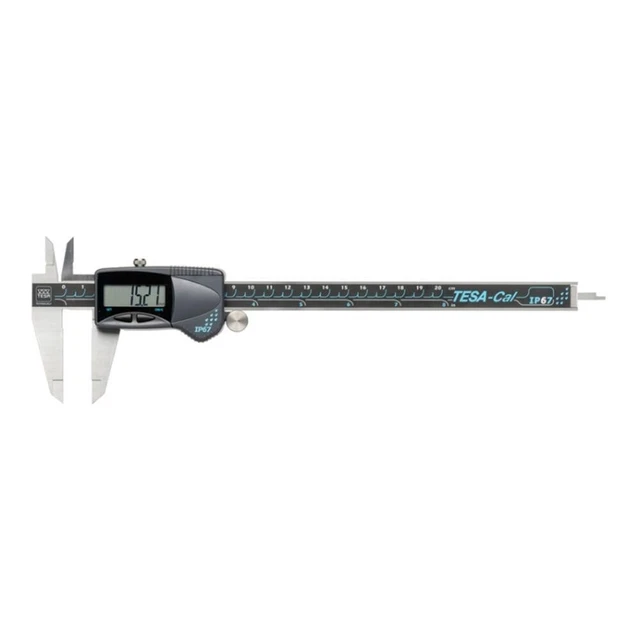TESA 00530142 TESA-CAL IP67 Digital Caliper Square Depth Rod 0-200mm (0 ...