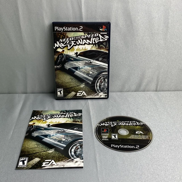 NEED FOR SPEED Most Wanted PlayStation 2 PS2 Complete Manual CIB Black ...