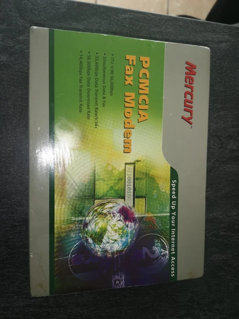 NEW! MERCURY PCMCIA Fax Modem KOB5600 £55.19 - PicClick UK