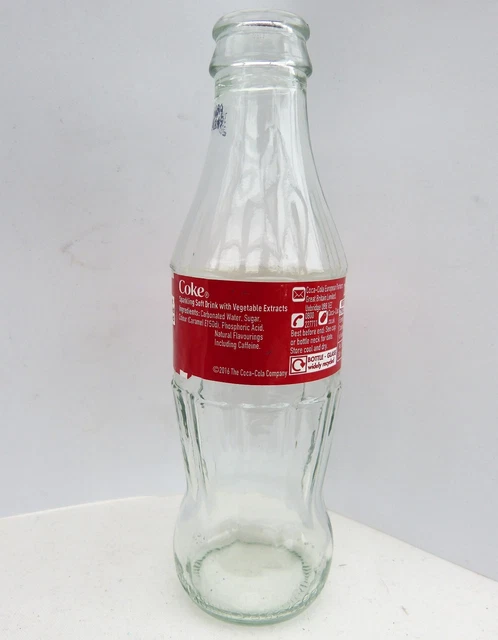 BRITISH GB ENGLISH England Coca-Cola Classic Coke Glass Bottle Uk 200Ml ...
