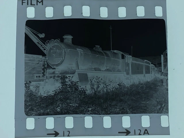 STEAM LOCOMOTIVE LOCO British Rail Railway Negative Ref 3G-6 £4.99 ...
