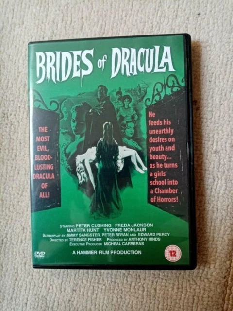 THE BRIDES OF Dracula DVD Peter Cushing 2015 Top-quality Free UK ...