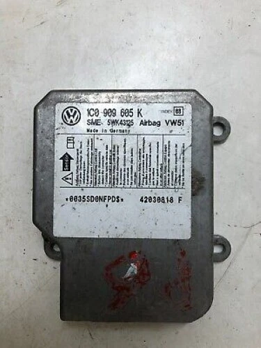 VW POLO CRASH Control Module 1C0909605K £20.00 - PicClick UK