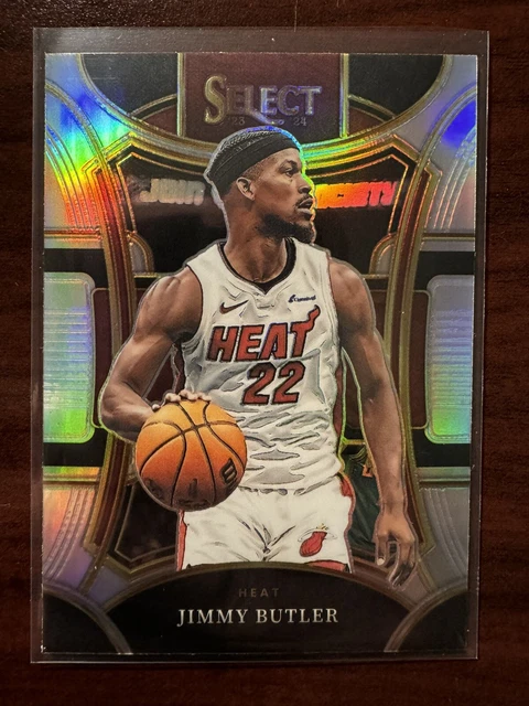 JIMMY BUTLER 2023-24 Panini Select #361 Mezzanino Argento Prizm Miami ...