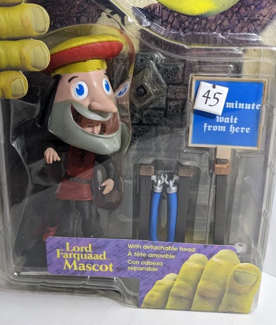 SHREK LORD FARQUAAD MASCOT ACTION FIGURE BY McFARLANE TOYS 2001 NEW EUR ...