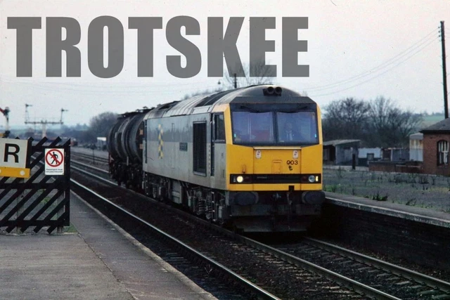 35MM SLIDE BR British Rail Diesel Loco Class 60 60003 Barnetby 1996 ...