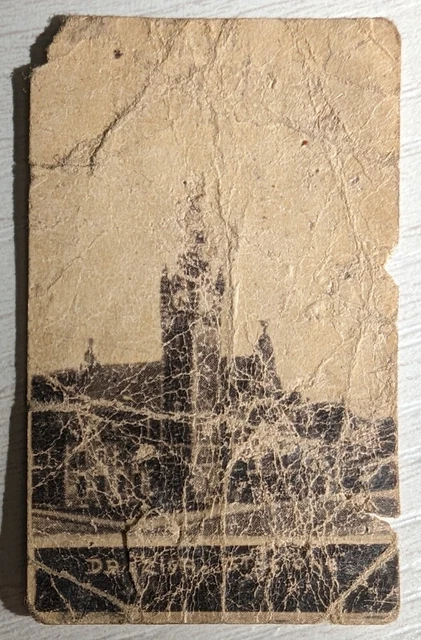 FIGURINA STICKER DANZICA Città ELAH ANTEGUERRA ANNI '20 '30 ORIGINAL ...