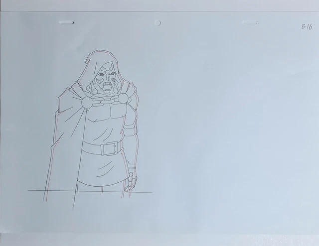 MARVEL AVENGERS ASSEMBLE Production Animation Cel Drawing: 1967 $35.00 ...