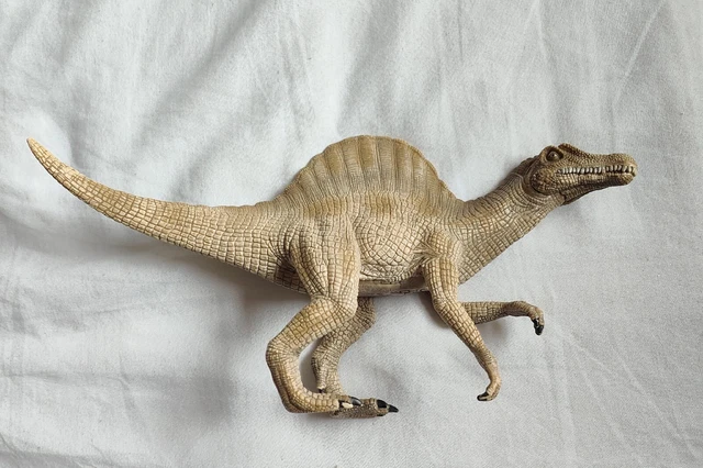 SCHLEICH SPINOSAURUS DINOSAUR Figure with Moving Jaw 2011 £8.00 ...