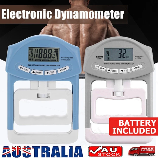 DIGITAL DYNAMOMETER HAND Grip Electronic Power Strength Muscle Tester ...