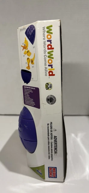 RARE MEGA BLOKS WordWorld DUCK & EGG Word Build Set 6902 NEW SEALED ...