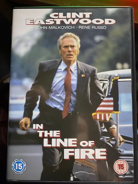 IN THE LINE of Fire (DVD, 1993) Clint Eastwood, John Malkovich **Like ...