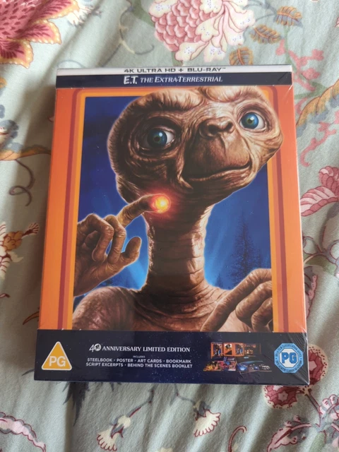 E.T. THE EXTRA-TERRESTRIAL - 40th ANNIVERSARY EDITION 4K BLU RAY STEELBOOK - NEW EUR 58,43 ...
