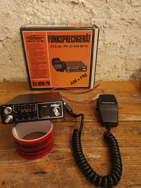 KAISER KA 9018 FM "Giftzwerg" CB-Funkgerät, original Verpackung EUR 89 ...