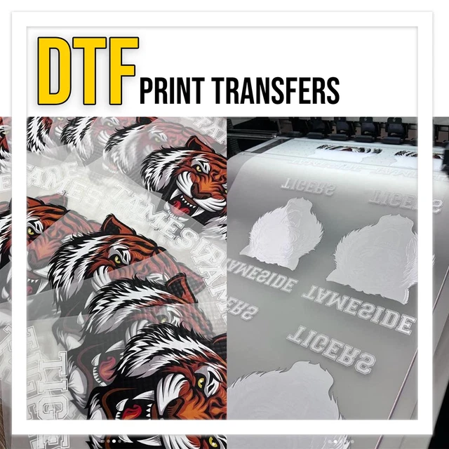 DTF PRINT YOUR Own Design Business Logo Full Colour Garment Heat ...