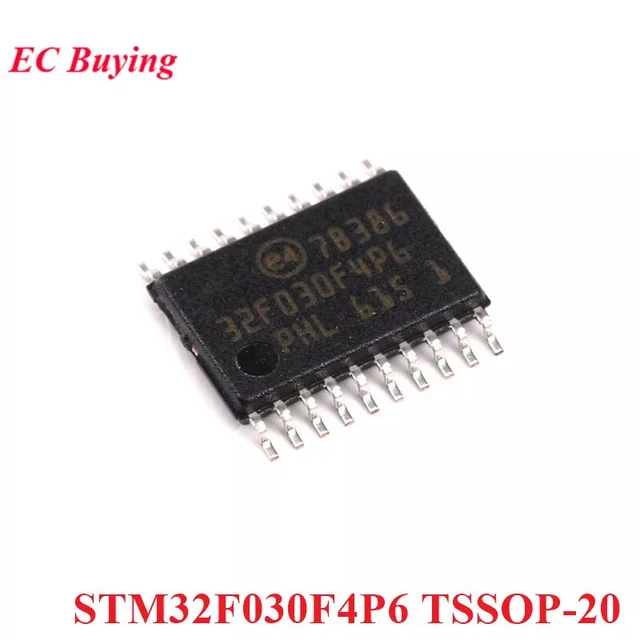 STM32F030F4P6 ARM CORTEX-M0 Microcontroller 32-bit TSSOP-20 MCU IC SMD ...