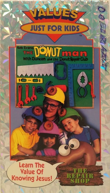 THE DONUT MAN The Repair Shop VHS Kids Musical Duncan & The Donut ...
