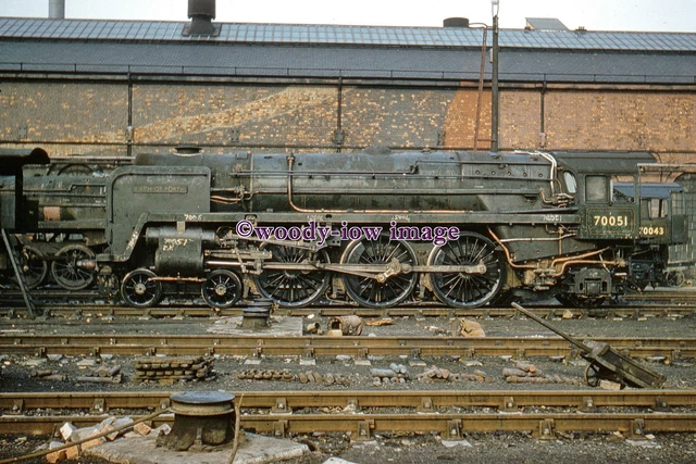 PU3184 - RAILWAY Engine No.70051 Firth of Forth, at Crewe Works - print ...