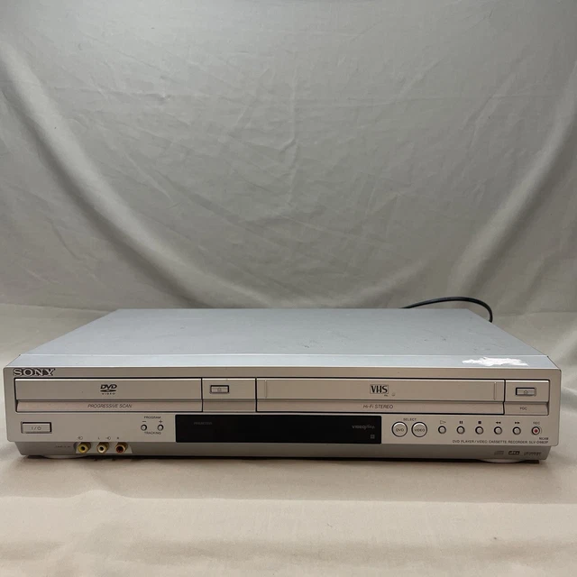 SONY SLV-D983P DVD Player VHS Video Cassette Recorder Combo Silver No Remote £64.99 - PicClick UK