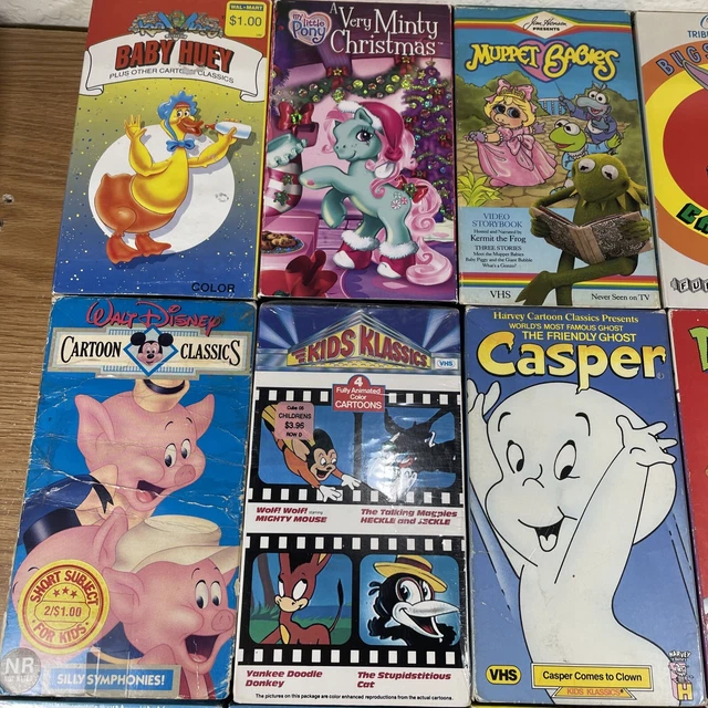 LOT OF 15 Cartoon Kids Vhs Tapes - Looney Tunes - Disney - Classics £22 ...