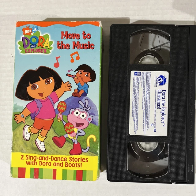 NICK JR DORA the Explorer Move to the Music VHS Video Tape VTG ...