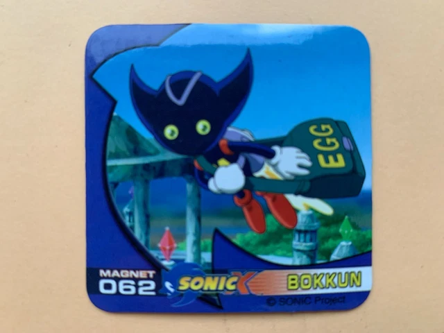 SONIC X MAGNETS 062 SONIC PROJECT Character BOKKUN Magnet Collection ...