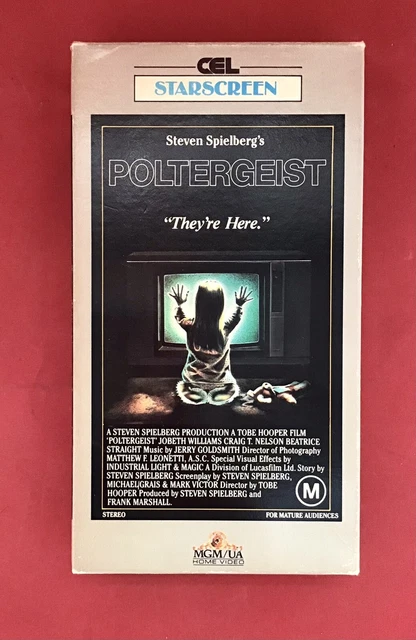 POLTERGEIST CEL VHS Retro Movie Vintage Video Cassette £34.54 - PicClick UK