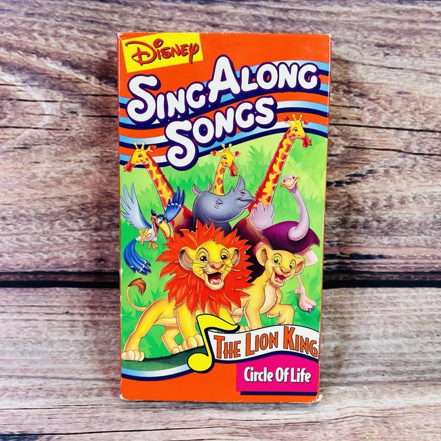 DISNEYS SING ALONG Songs - The Lion King: Circle of Life (VHS, 1994 ...