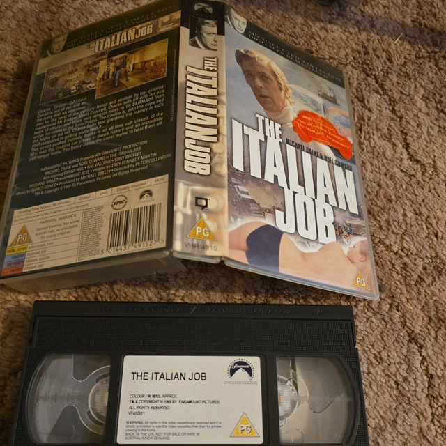 THE ITALIAN JOB 30Th Anniversary Special Edition Vhs. £1.60 - PicClick UK