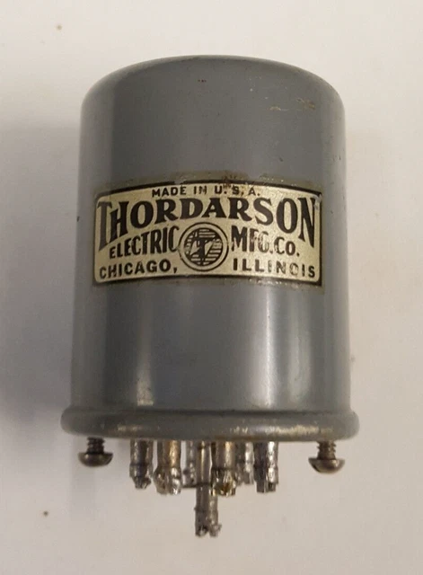 THORDARSON T-1A60 INTERSTAGE Audio Transformer UTC A-18/A-19 PP Tube ...