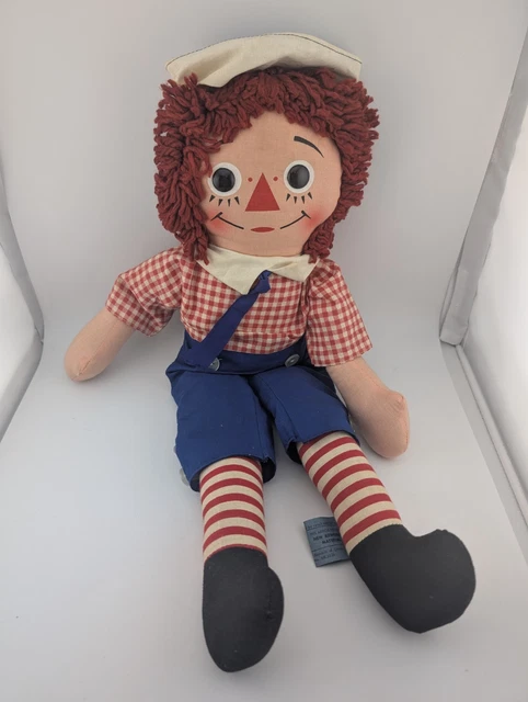 VINTAGE 1968 KNICKERBOCKER Raggedy Andy Plush Doll- 19" $45.99 ...