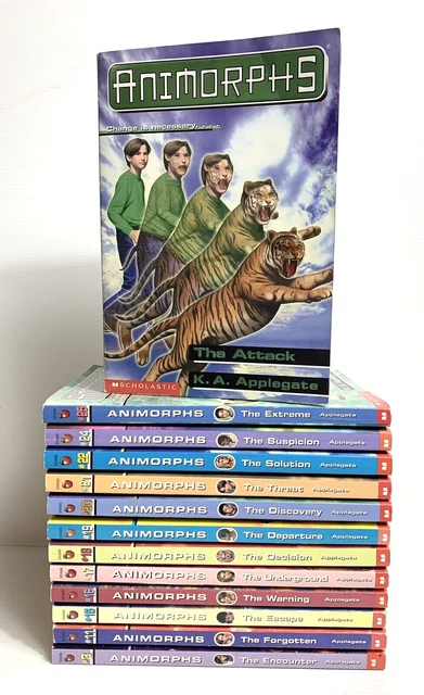 ANIMORPHS BOOKS BY K A Applegate, Kid’s Fantasy Fiction Bundle Bulk Lot ...