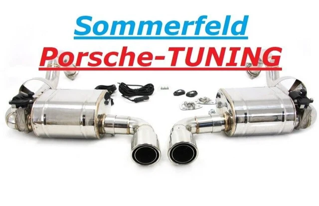 PORSCHE BOXSTER CAYMAN 987 + S MK2 Klappenauspuff Sport Exhaust Muffler ...
