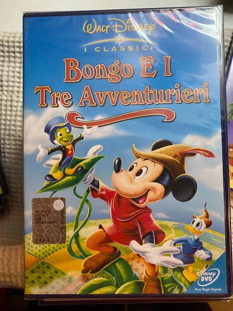 DVD DISNEY BONGO E I Tre Avventurieri Prima Edizione Con Ologramma ...