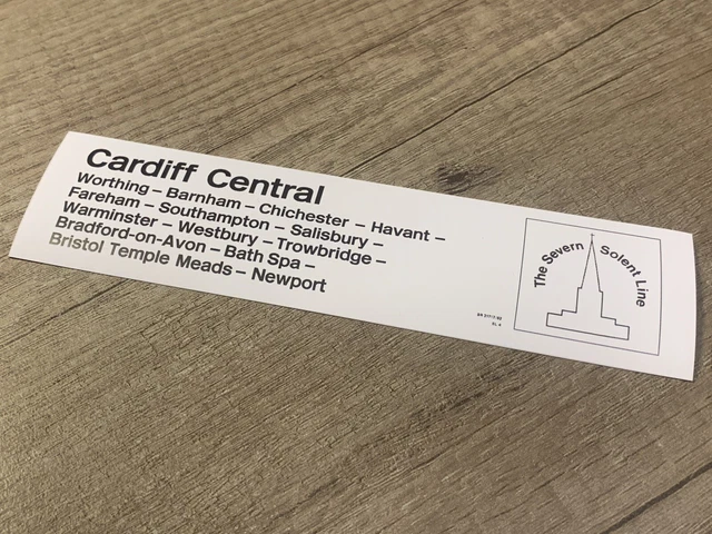 Window/ Carriage Labels, Paper Railwayana, Railwayana, Transportation ...