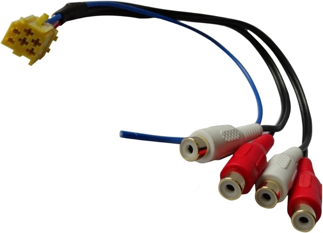MINI ISO 4 KANAL Auto Radio Adapter Kabel auf Cinch für VW Gamma EUR 15 ...