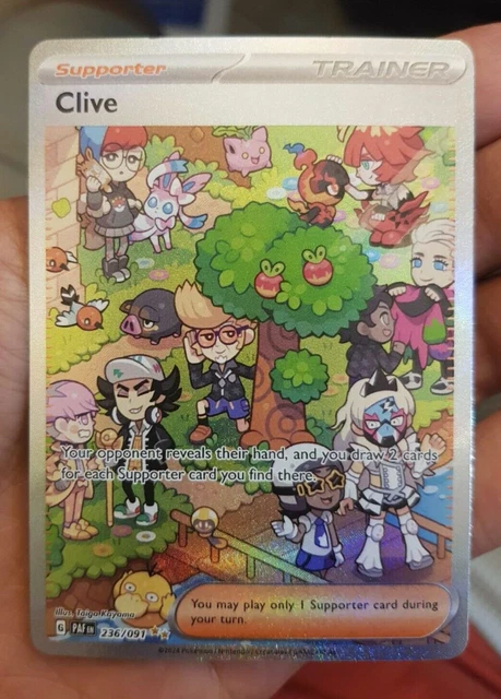 CARTA POKEMON | 236/091 CLIVE Illustrazione Speciale Rara [SIR] | SV ...