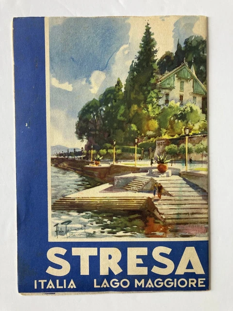 MAP BROCHURE - Stresa Borromeo - Lago Maggiore (Lake Maggiore) - Enit ...