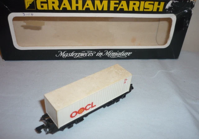 GRAFAR N GAUGE Long Flat Container Oocl 4005 Boxed £5.99 - PicClick UK