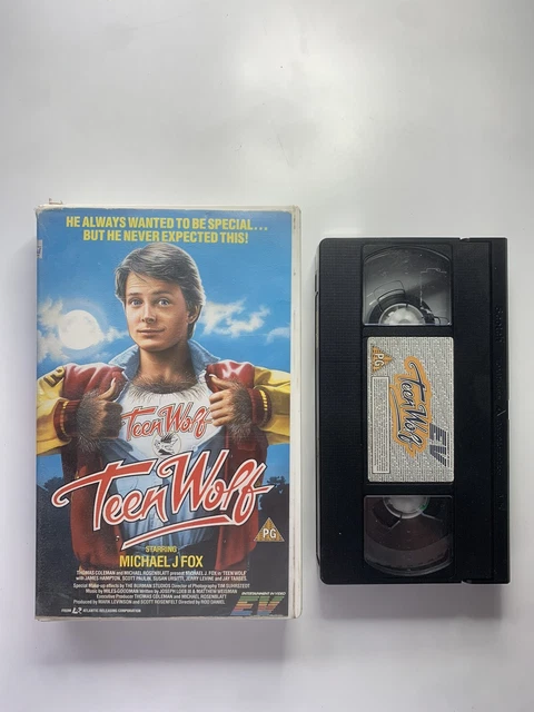 TEEN WOLF EX Rental VHS Movie Cassette Big Box £20.00 - PicClick UK