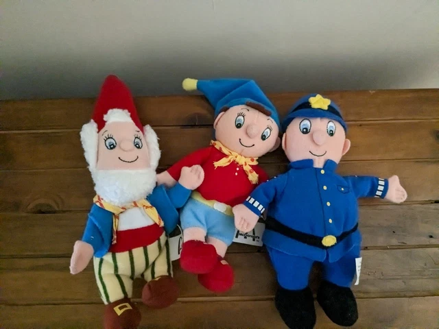 MCDONALD'S NODDY, BIG ears and PC Plod Soft Toy 2001. Happy Meal ...