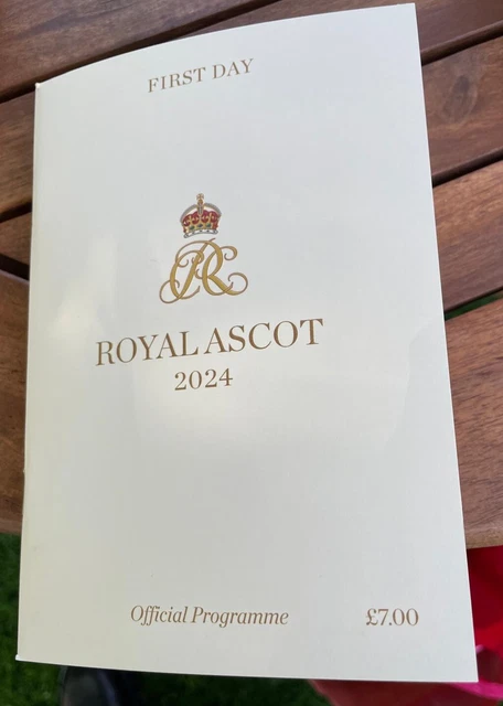 ROYAL ASCOT 2024 Day One Race Card - Tuesday 18Th June Mint Condition ...